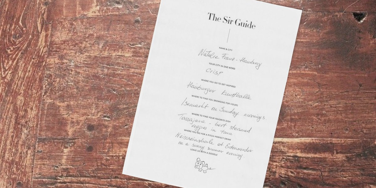 The Sir Guide: Hamburg with Natalie Franz | Blog | Sir Hotels — Sir ...